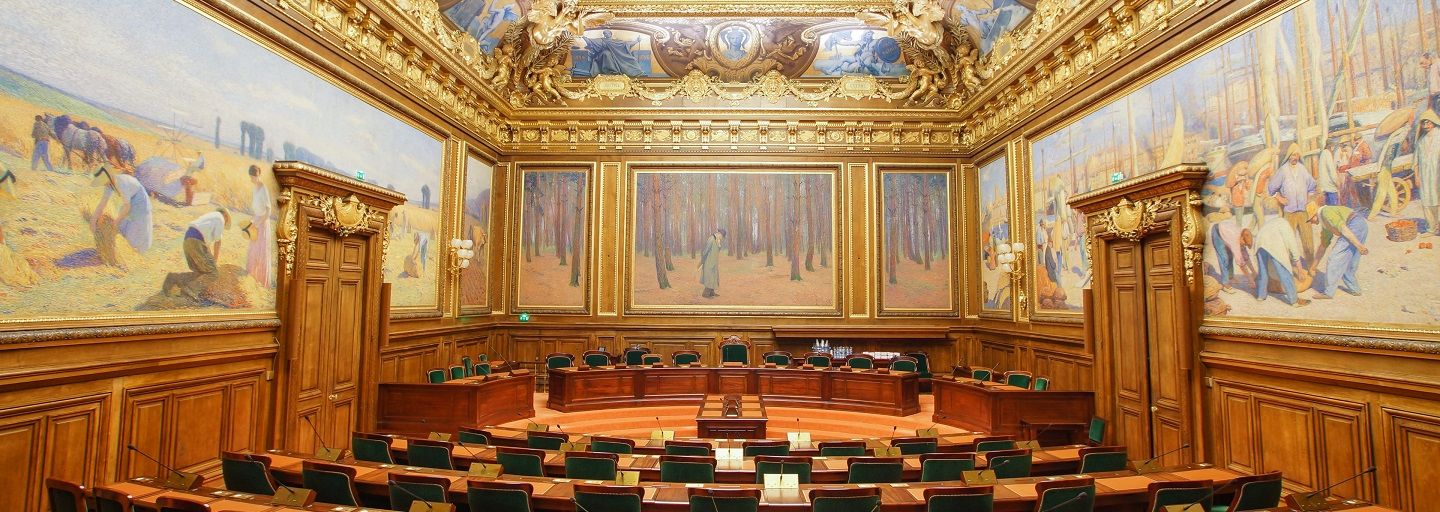 La salle de l'Assemblée générale - Conseil d'État La salle de l'Assemblée générale - Conseil d'État